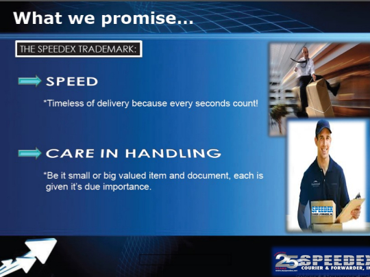 Speedex Courier and Forwarder, Inc.